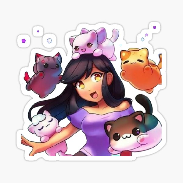 "aphmau kawaii" Sticker for Sale by Elza-Steuber | Redbubble