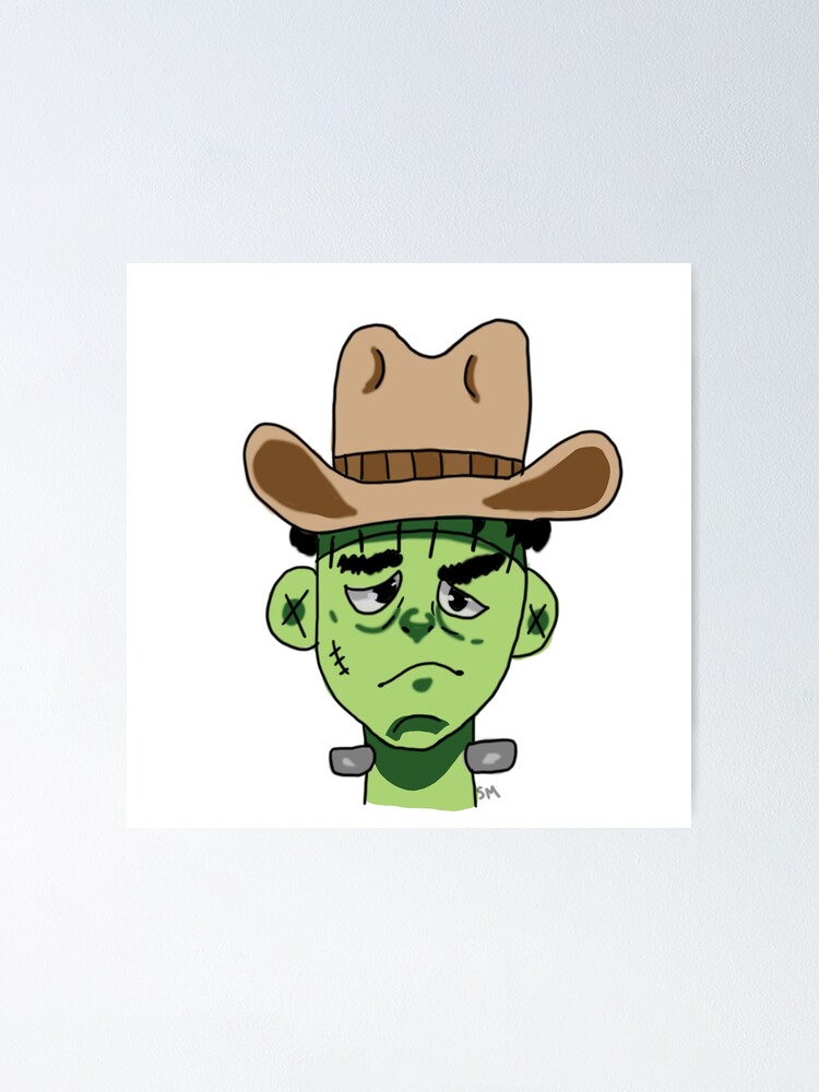 "Cowboy Frankenstein's Monster " Poster for Sale by thepunchypoodle ...
