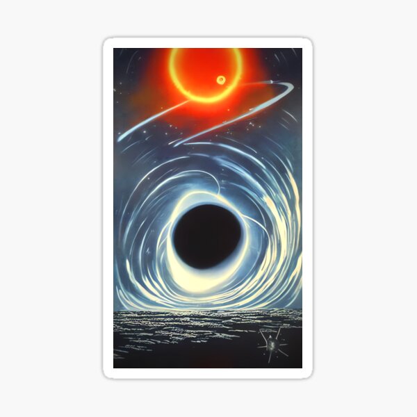 "Black Hole Rising" Sticker for Sale by timdelislepari | Redbubble