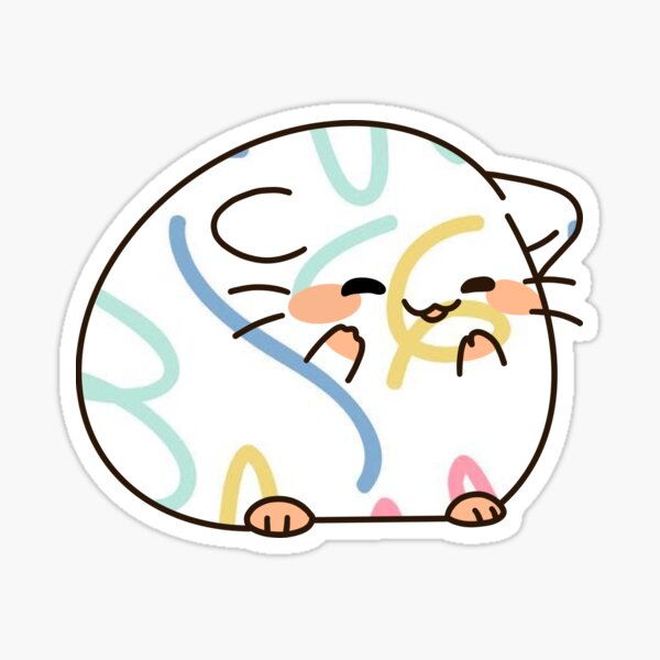 "Weird Funny Winter White Hamster" Sticker for Sale by Hamstehism ...