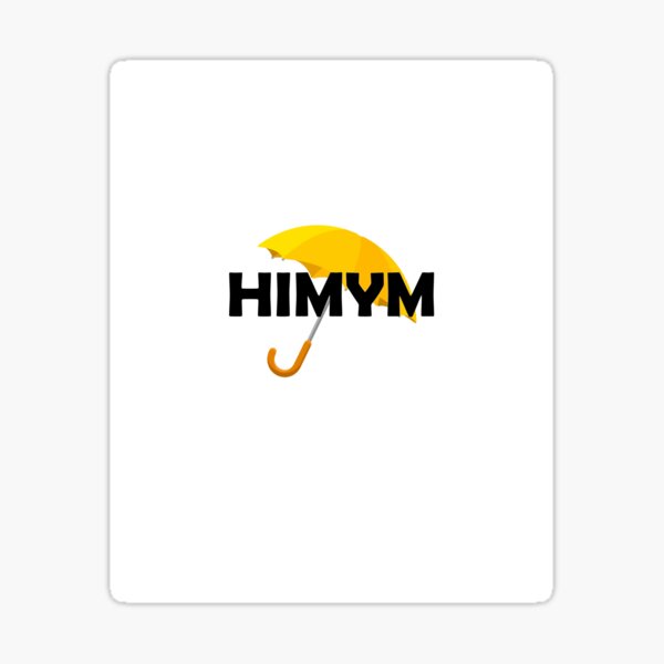 "HIMYM most iconic symbol" Sticker for Sale by lmarques24 | Redbubble