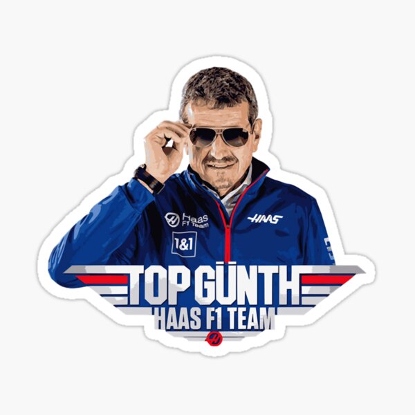 "Top Gunther Haas" Sticker for Sale by regenn4nna | Redbubble