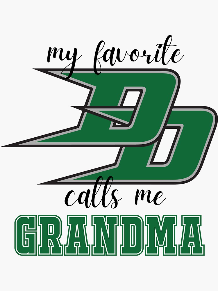 "Dirt Dawgs Baseball Logo My Dirt Dawg Calls Me Grandma " Sticker for ...