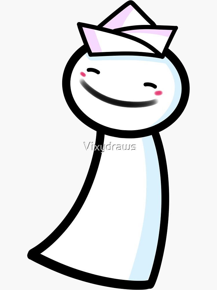 "Dream blob with a paper ship" Sticker for Sale by Vixydraws | Redbubble