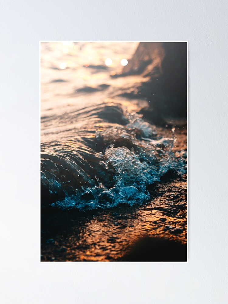 "Sea Waves close up - Ocean Posters" Poster for Sale by DRK7DSGN ...