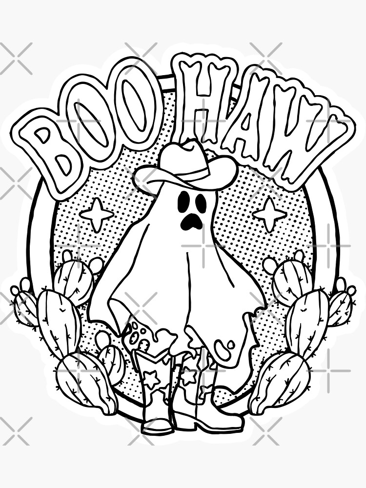 "Boo Haw V2" Sticker for Sale by soivinn | Redbubble