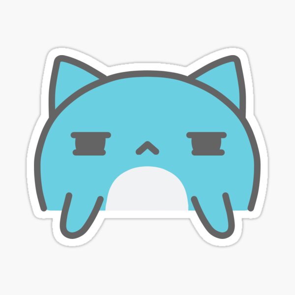 "Bugcat Capoo Stare" Sticker for Sale by Gruub | Redbubble