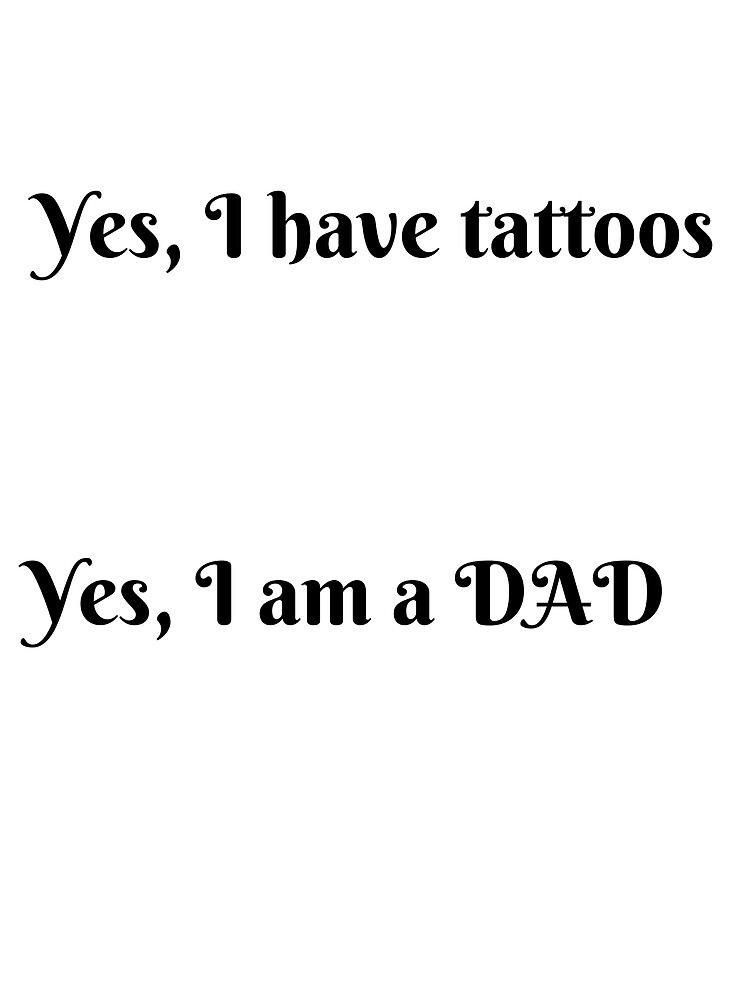 Dad Tattoo Poster For Sale By Tubulartees Redbubble
