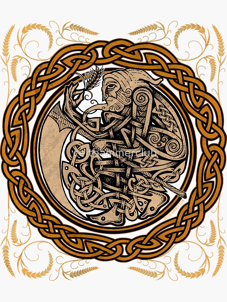 "Celtic Reaper" Sticker for Sale by celthammerclub | Redbubble