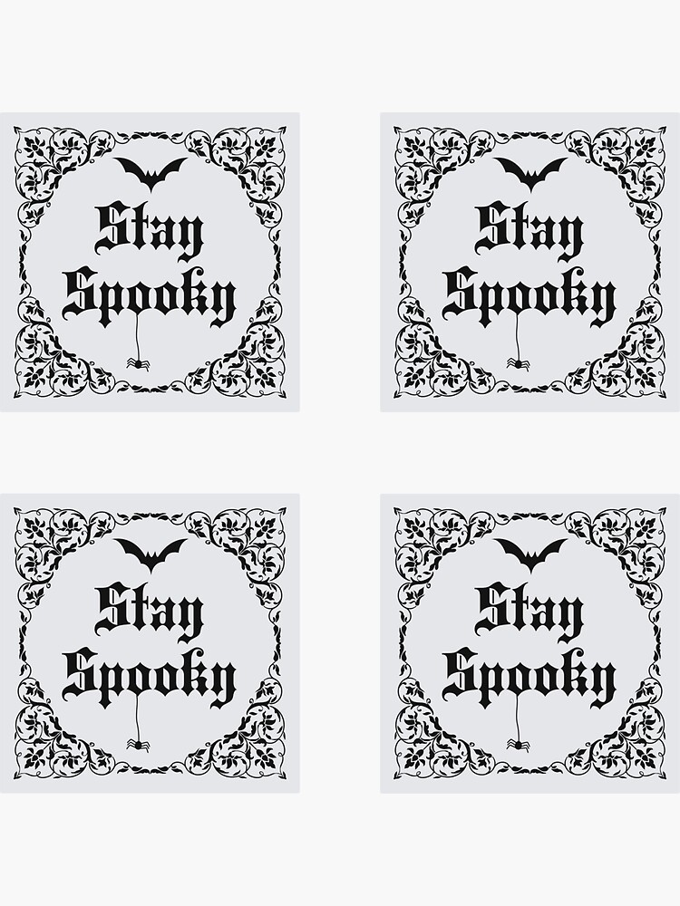 "Stay Spooky" Sticker for Sale by venomouspixie | Redbubble