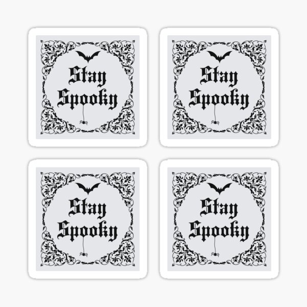 "Stay Spooky" Sticker for Sale by venomouspixie | Redbubble