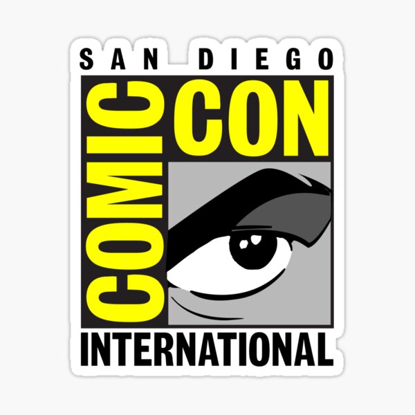 "San Diego Comic Con" Sticker for Sale by 1991vintage | Redbubble