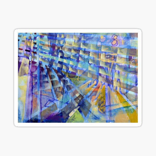 "The Evolution of Perspective " Sticker by rvalluzzi | Redbubble