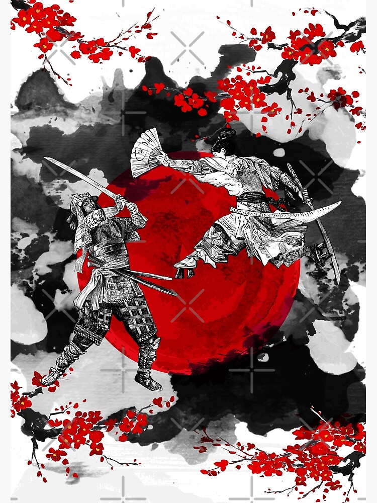 "Samurai Fighting" Poster by DCornel | Redbubble