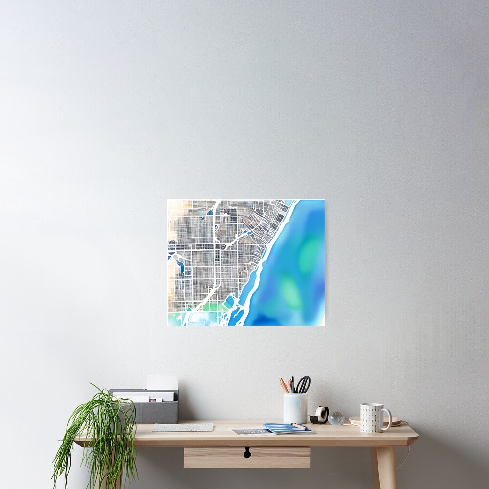 "Waterfront fake city" Poster for Sale by skillunused | Redbubble
