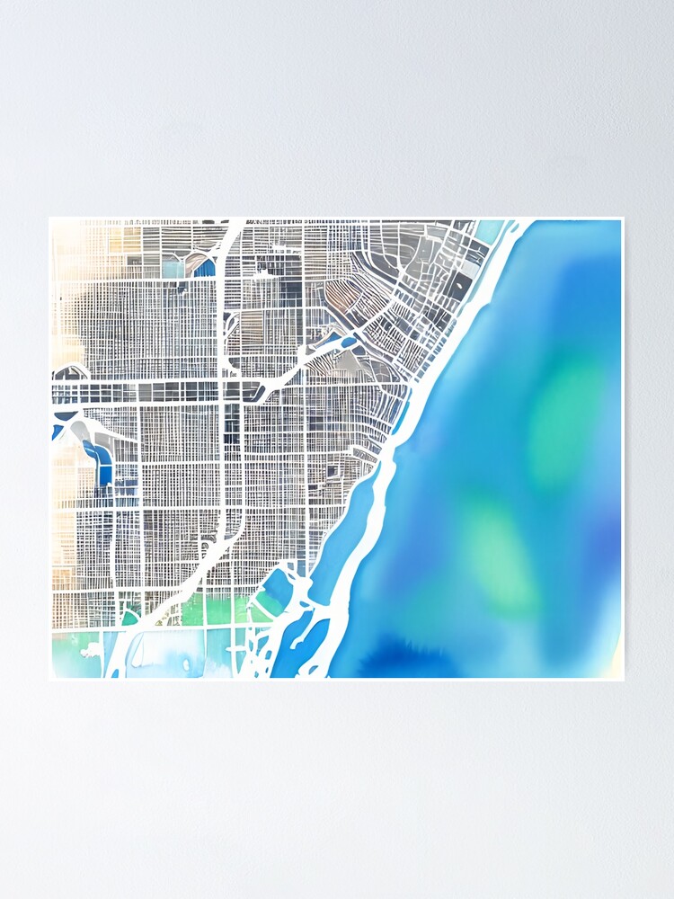 "Waterfront fake city" Poster for Sale by skillunused | Redbubble