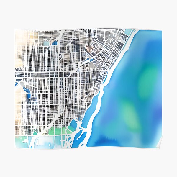 "Waterfront fake city" Poster for Sale by skillunused | Redbubble