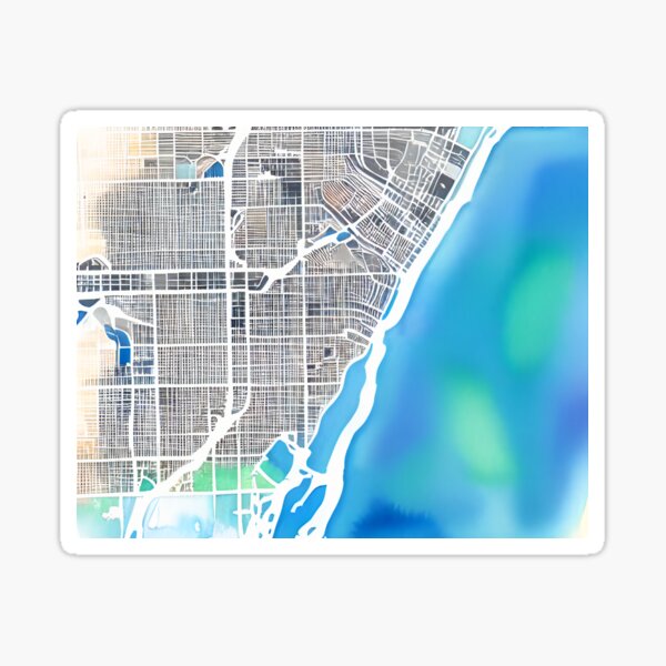 "Waterfront fake city" Sticker for Sale by skillunused | Redbubble