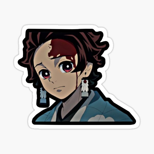 "Tanjiro ~ Demon Slayer" Sticker for Sale by lotr-fan | Redbubble