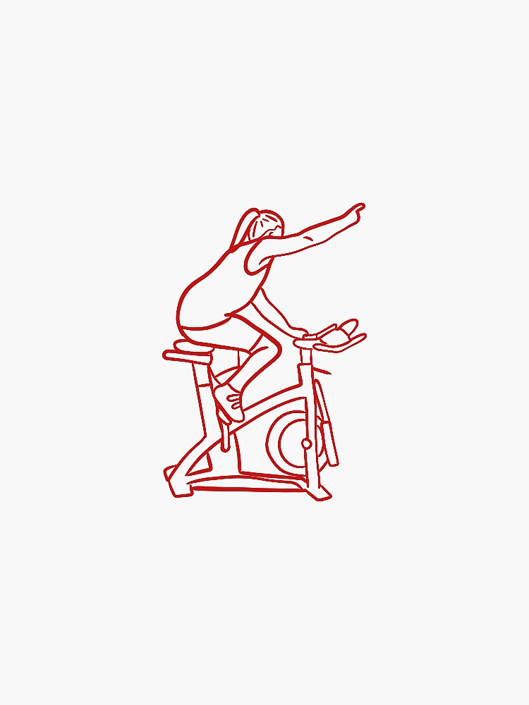 "Cycle Star- simple red" Sticker for Sale by kjshouse | Redbubble