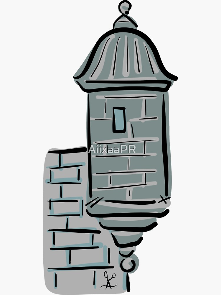 "Garita" Sticker for Sale by AiixaaPR | Redbubble