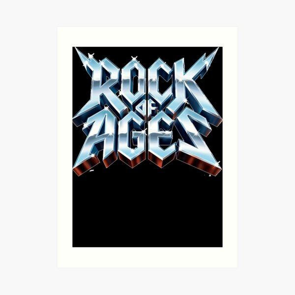 "rock of ages logo" Art Print for Sale by ABDELBOHANNAN | Redbubble