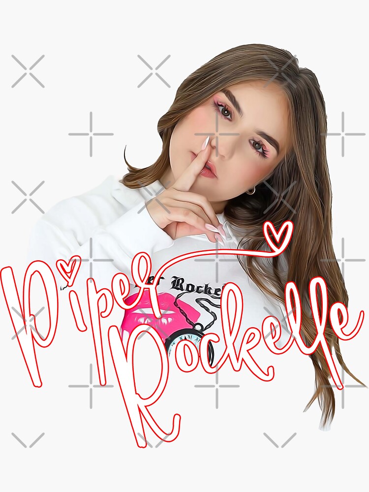 "cute Piper influencer " Sticker for Sale by Harryardly | Redbubble