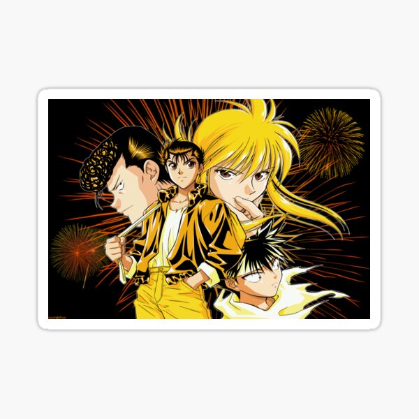 "Yu yu hakusho" Sticker for Sale by Cydartdigital | Redbubble