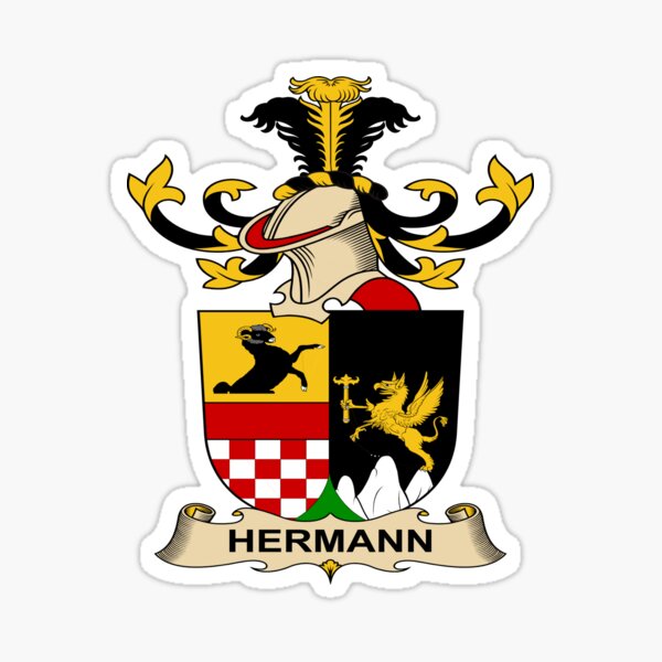 "Hermann" Sticker by HaroldHeraldry | Redbubble