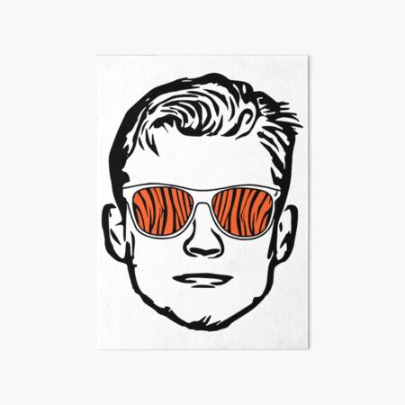 "Joe Burrow Cool Glass" Art Board Print for Sale by CliffTamas | Redbubble