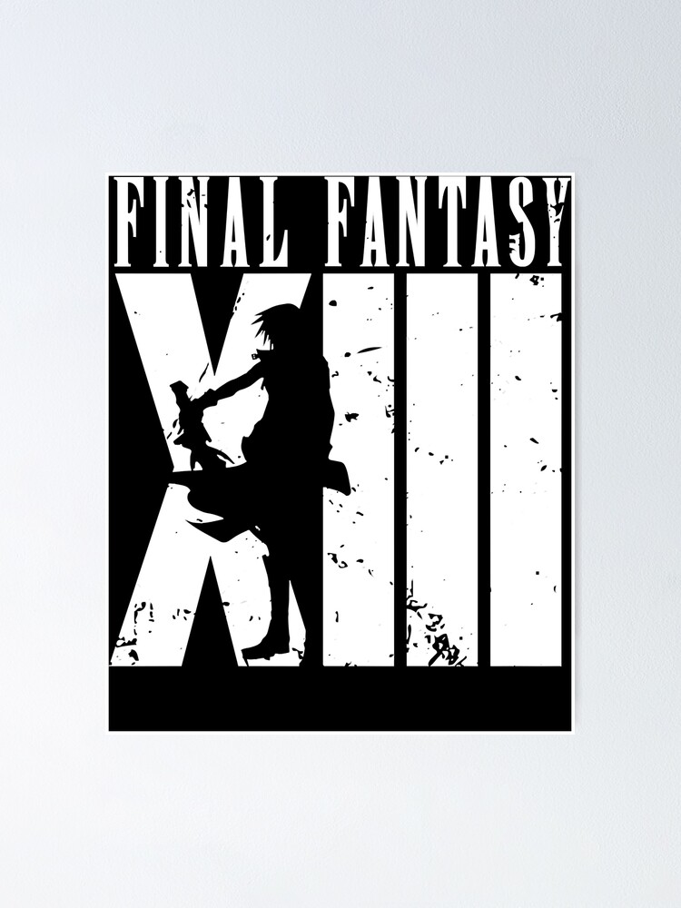 "Final Fantasy XIII Lightning White" Poster for Sale by chadalma ...
