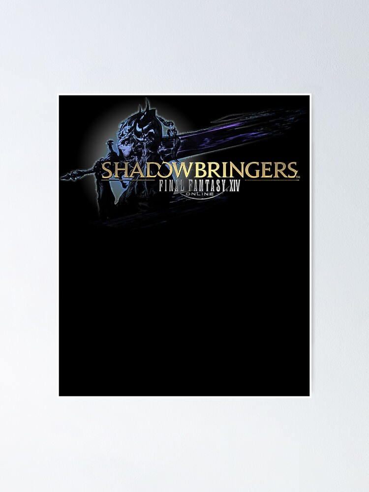 "Final Fantasy XIV Shadowbringers" Poster for Sale by chadalma | Redbubble