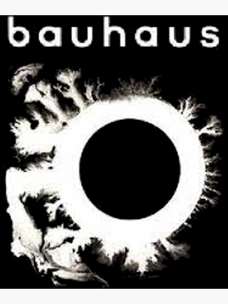 "Bauhaus Band Logo" Poster for Sale by ROSABYRON | Redbubble