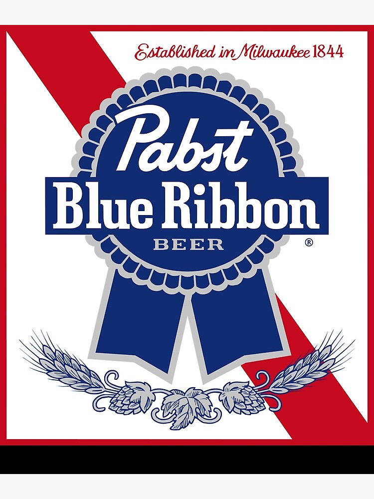 "pabst blue ribbon" Poster for Sale by MatthewChristo | Redbubble