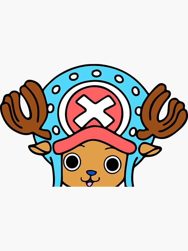 "Tony Tony Chopper Peeker One Piece" Sticker for Sale by marhinmichael ...