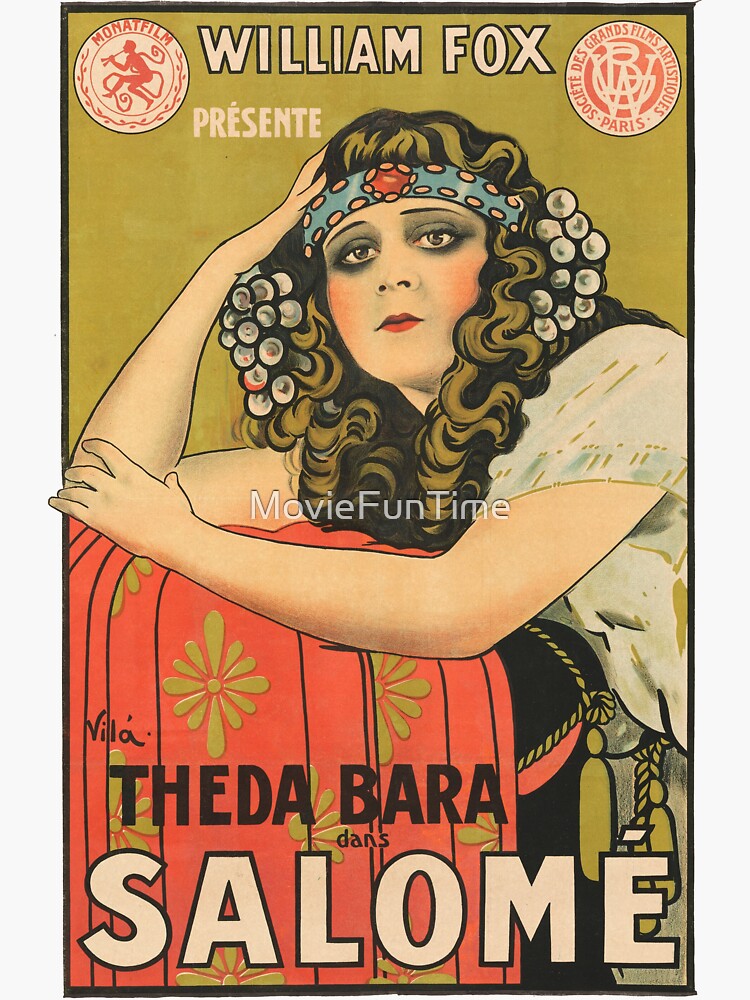 "Salome Movie Poster" Sticker for Sale by MovieFunTime | Redbubble