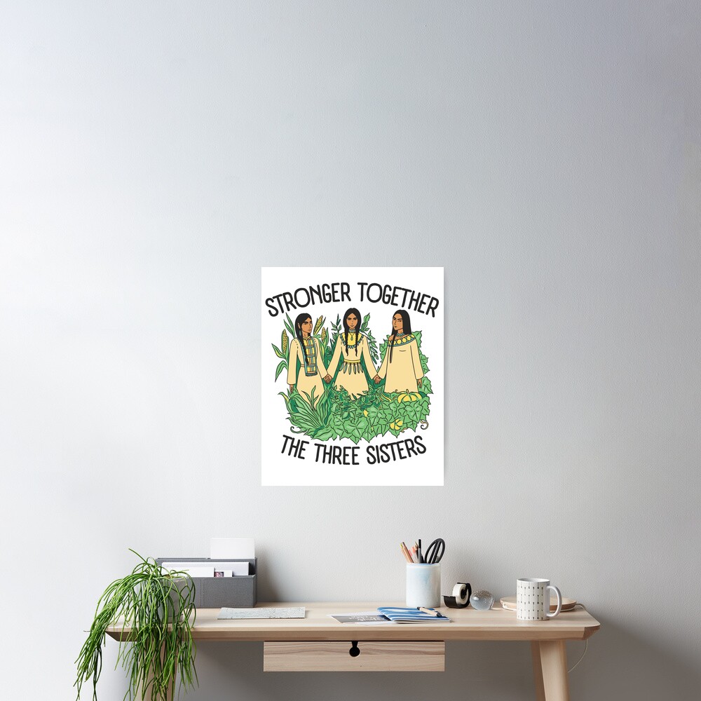 "Stronger Together - The Three Sisters" Poster for Sale by moodyambrose ...