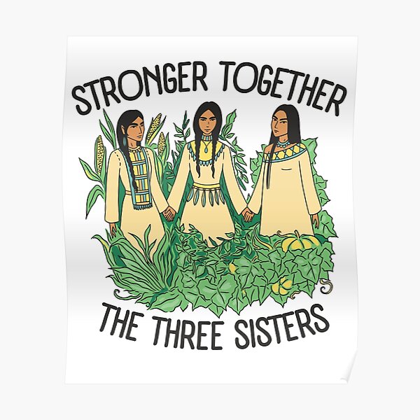 "Stronger Together - The Three Sisters" Poster for Sale by moodyambrose ...