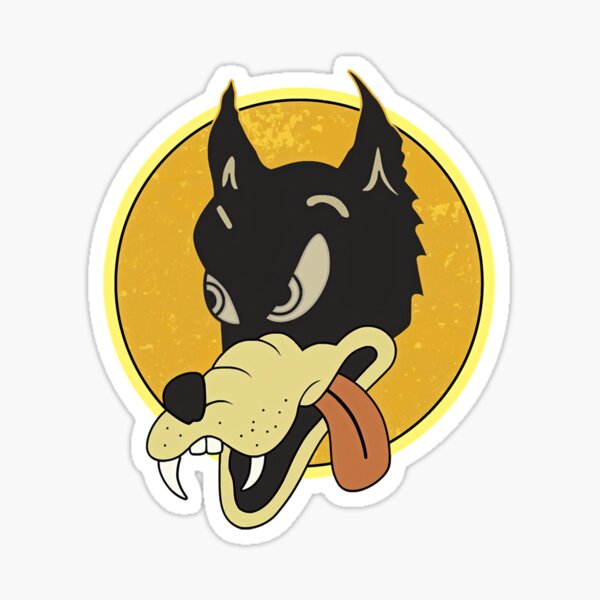 "Jerry Garcia Wolf Guitar, " Sticker for Sale by orothrockjeter | Redbubble