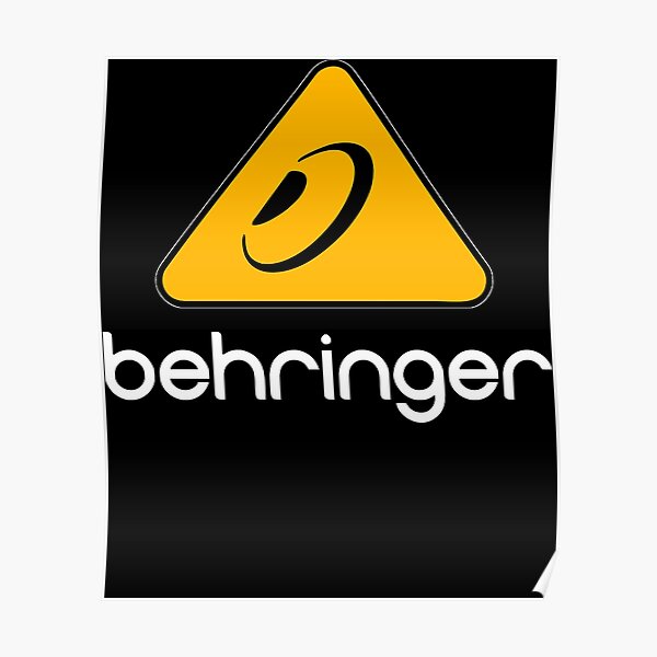 "Behringer Logo" Poster for Sale by ROSABYRON | Redbubble