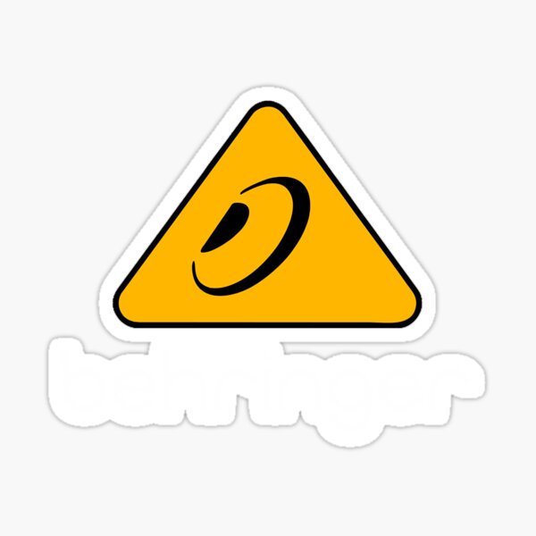 "Behringer Logo" Sticker for Sale by ROSABYRON | Redbubble