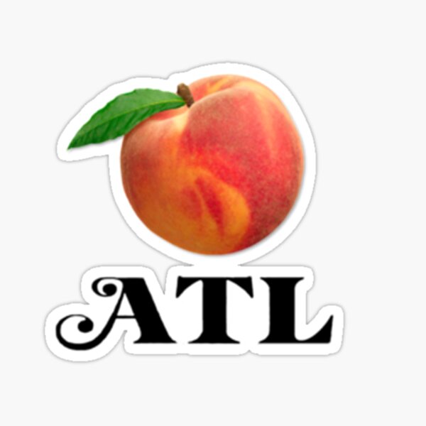"atlanta inspired " Sticker for Sale by Madcatmo | Redbubble