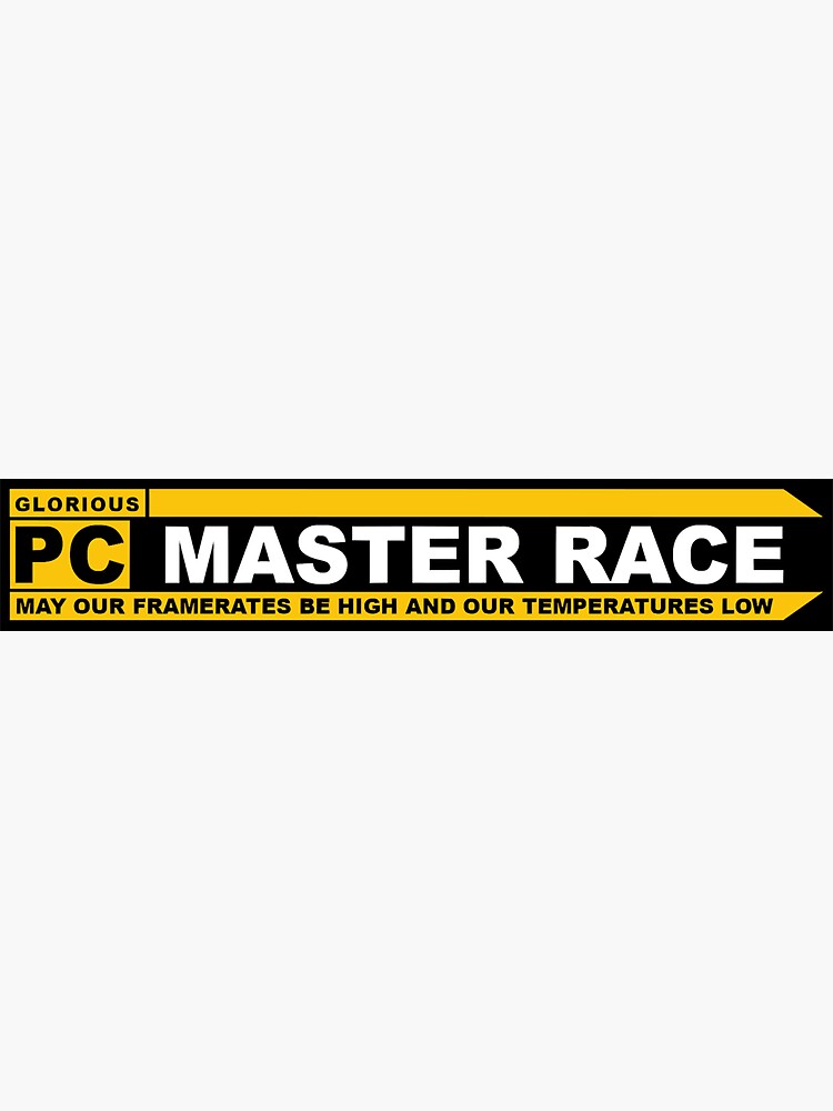 "PCMR Logo" Sticker for Sale by BennyRachelle65 | Redbubble