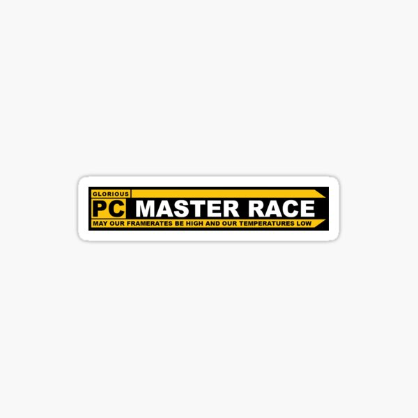 "PCMR Logo" Sticker for Sale by BennyRachelle65 | Redbubble