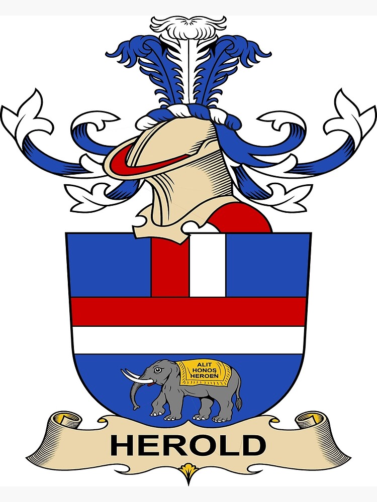 "Herold" Poster for Sale by HaroldHeraldry | Redbubble
