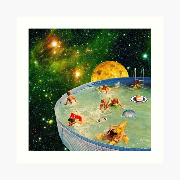 "Screaming Children in Pool" Art Print for Sale by eugenialoli | Redbubble