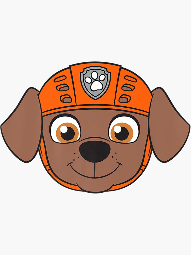 "Zuma Paw Patrol Big Face " Sticker for Sale by SandyGlaser | Redbubble