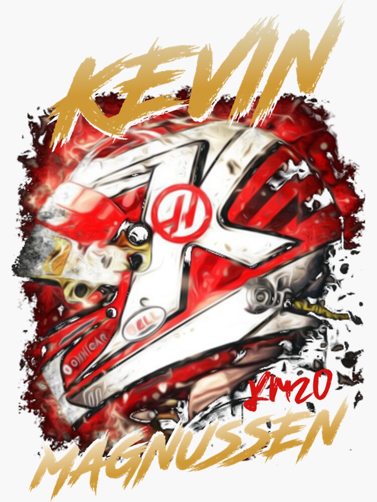 "KEVIN MAGNUSSEN " Sticker for Sale by hangerpmaez | Redbubble