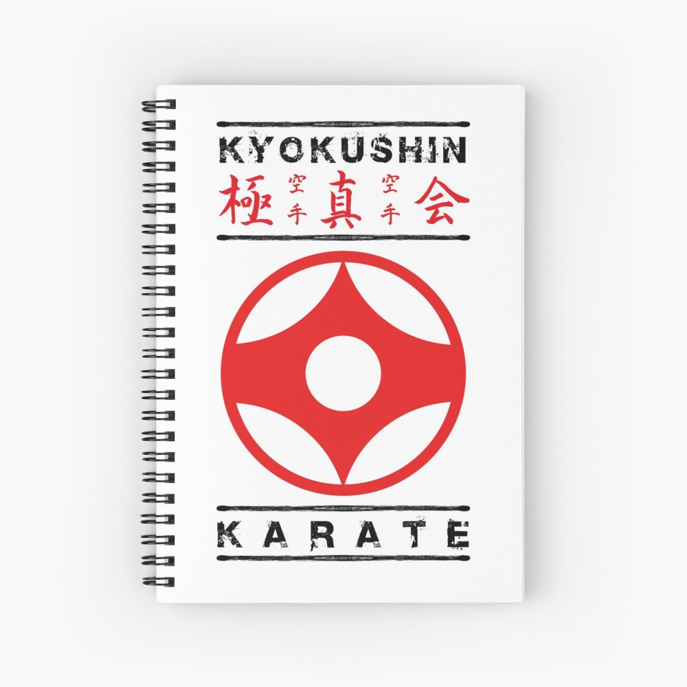 "Kyokushin Karate" Spiral Notebook by DCornel | Redbubble