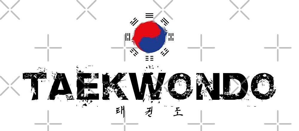 "Taekwondo Text and Lettering" by DCornel | Redbubble